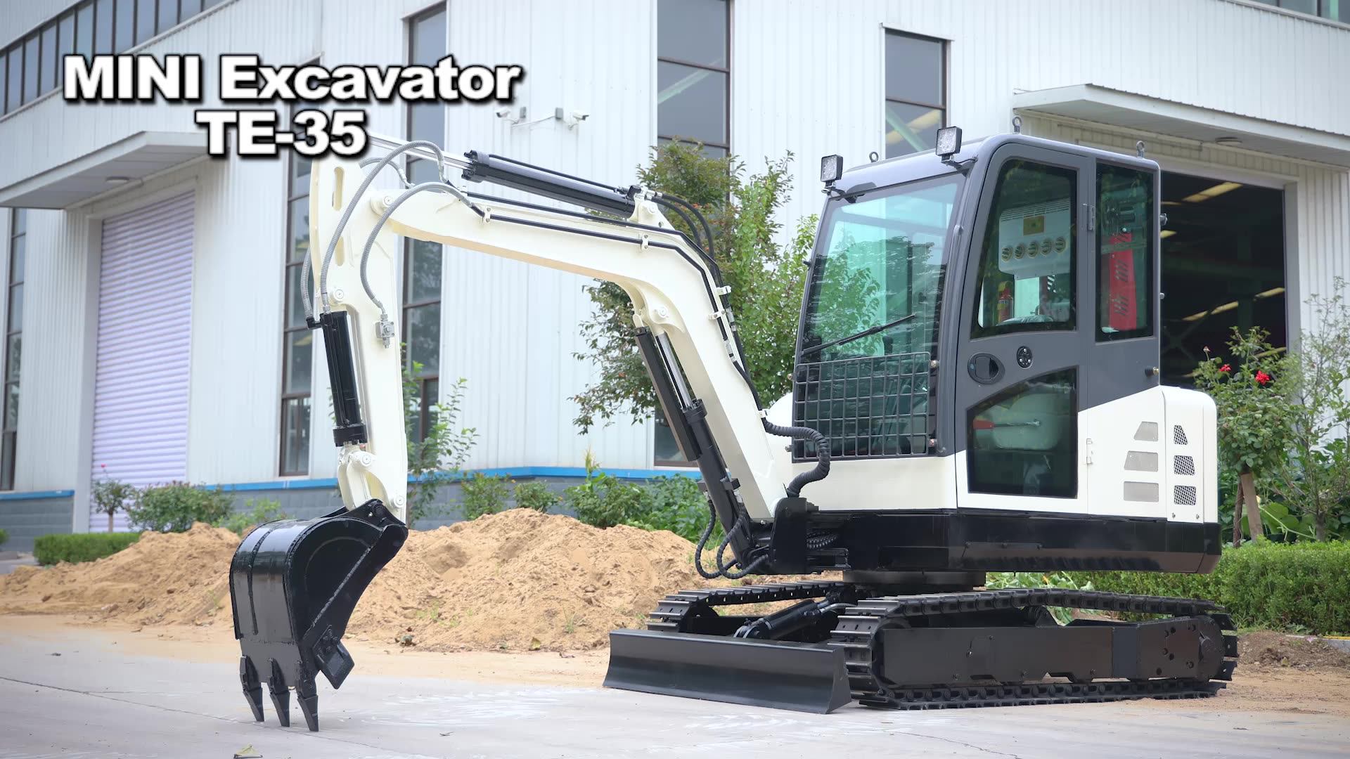 Te35 Latest Technology Small Machine Excavator Super Mini Excavator ...