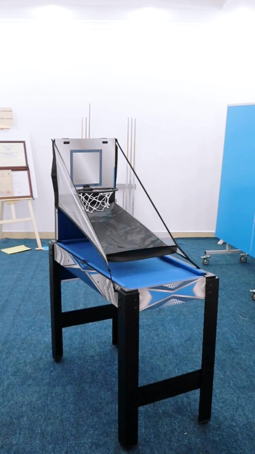 Hot Sale Cheap 5 In 1 Multi-function Game Table Basketball Archery ...