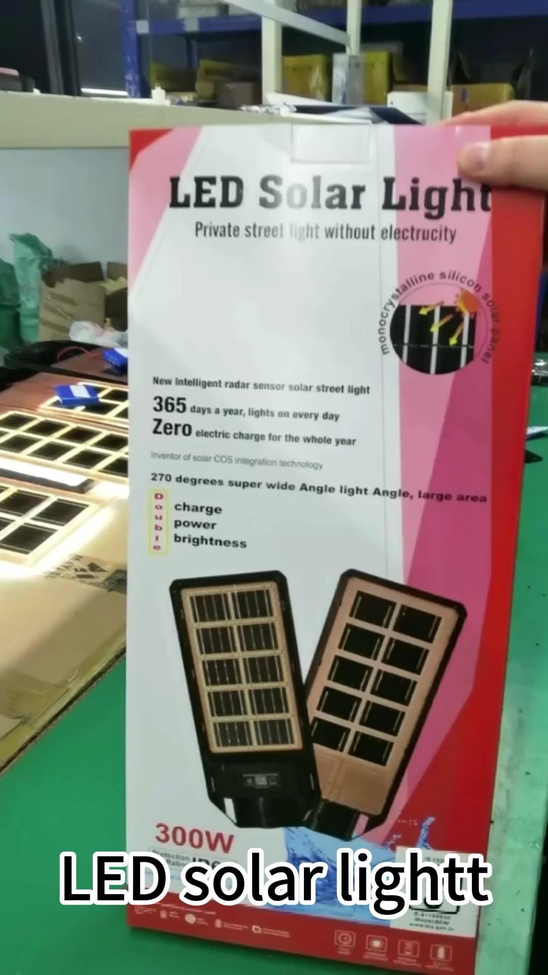 Waterproof Solar Garden Street Light Lamp Ip66 Ip67 All In One ...