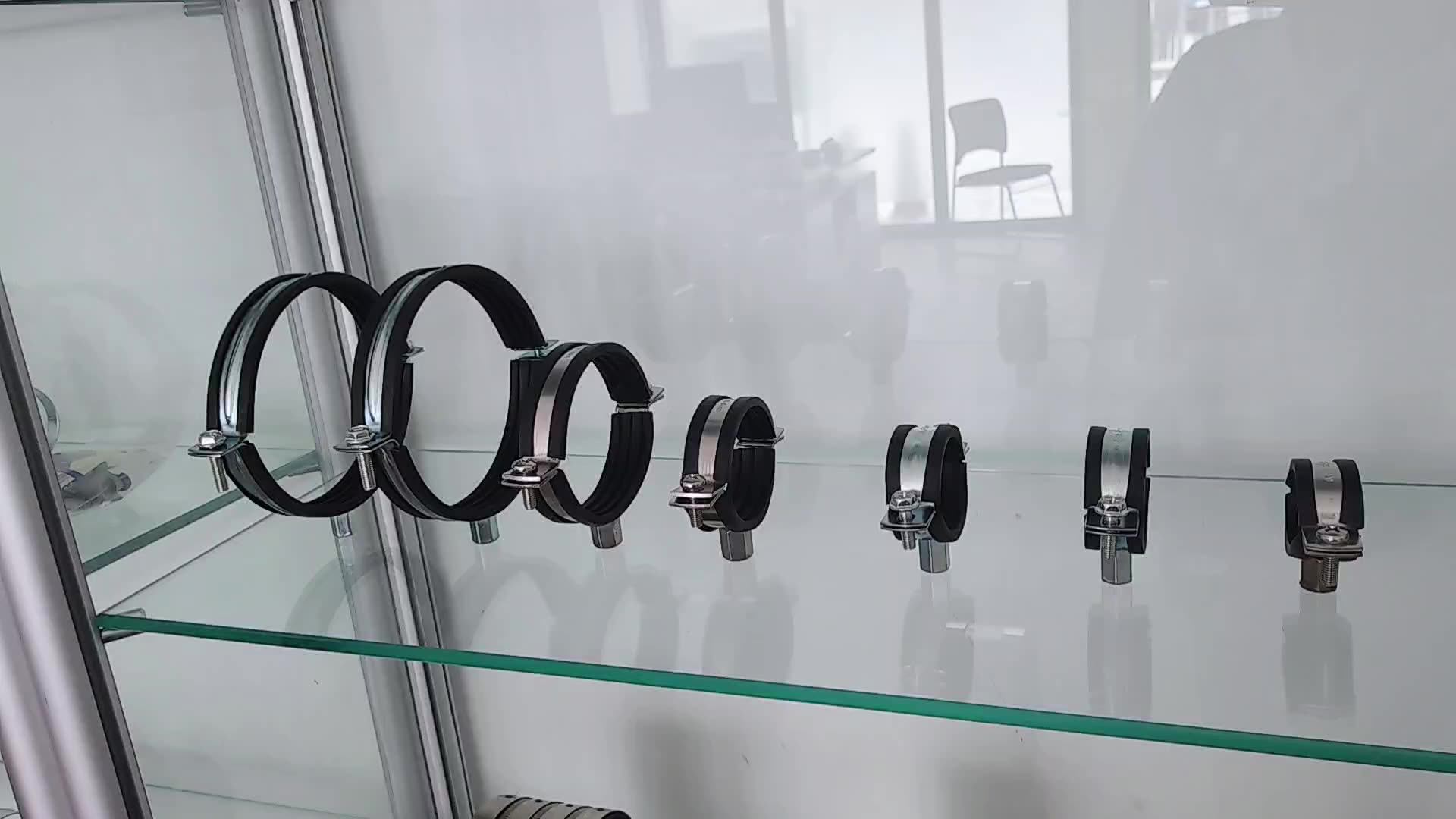 Customized Adjustable Stainless Steel Double Screw Hanger Loop Pipe ...