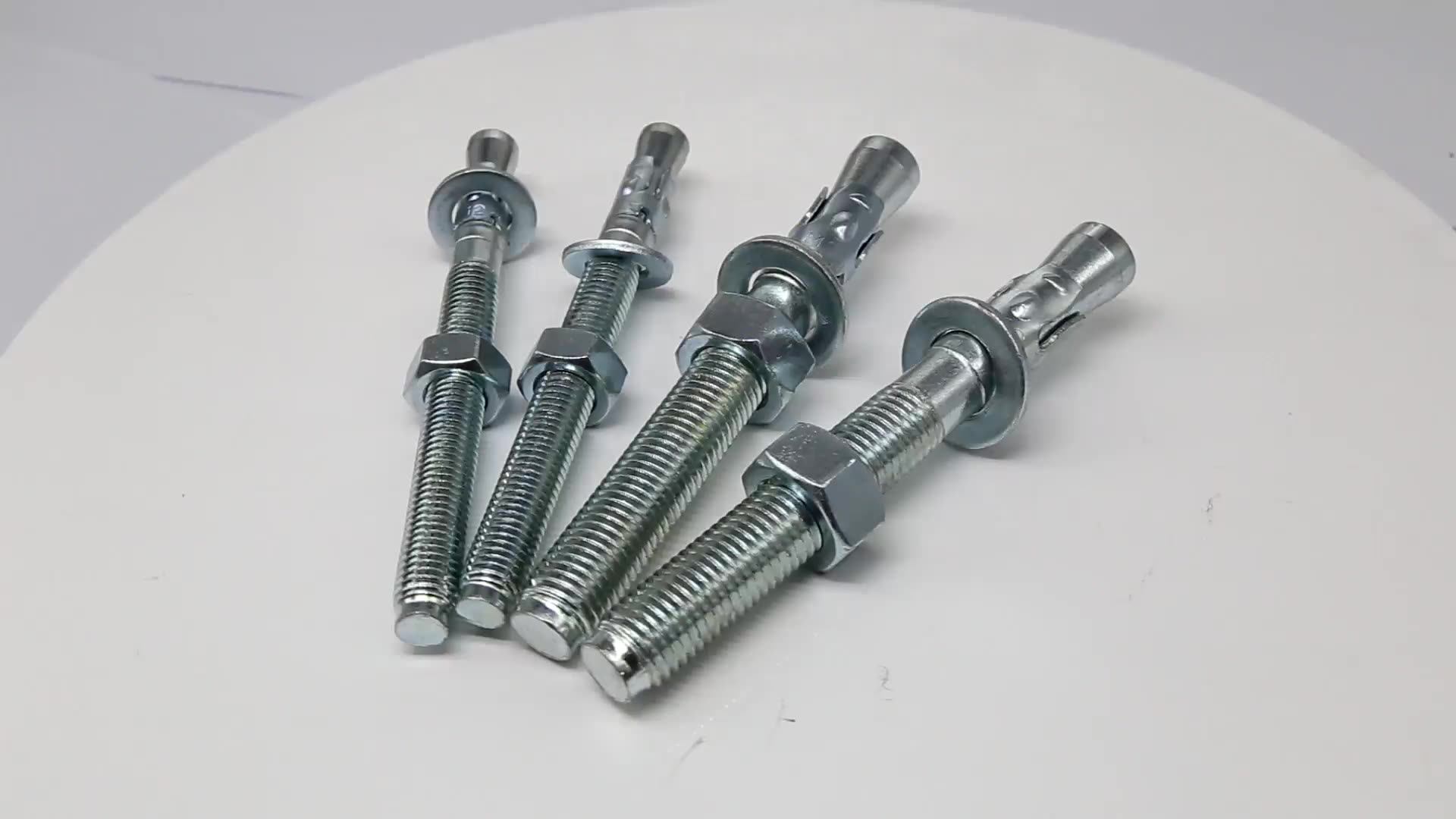 M8 M16 M12 M10 Screw M20 Standard Size Carbon Steel Zinc Plated Wedge ...