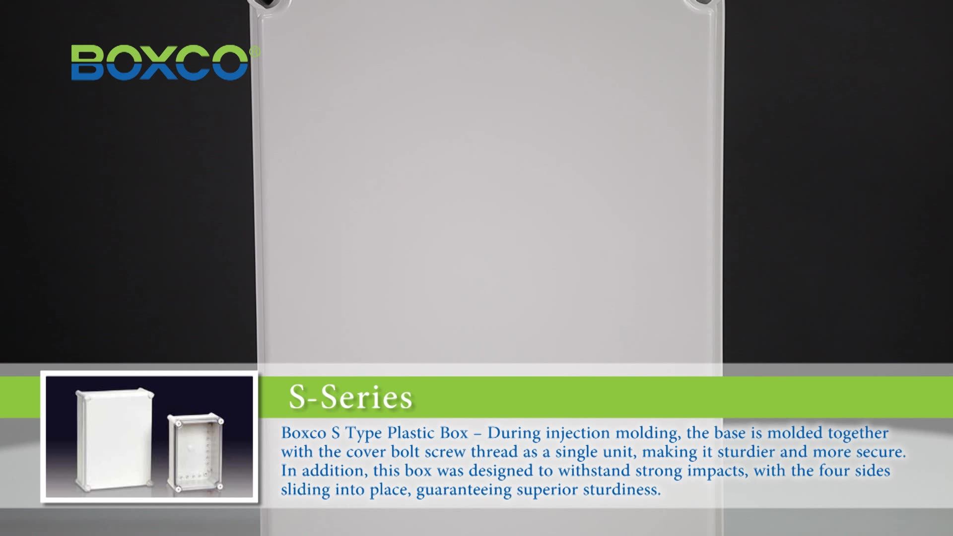 Plastic Enclosure With Dual Door Ip67-made In Korea-boxco-watertight ...