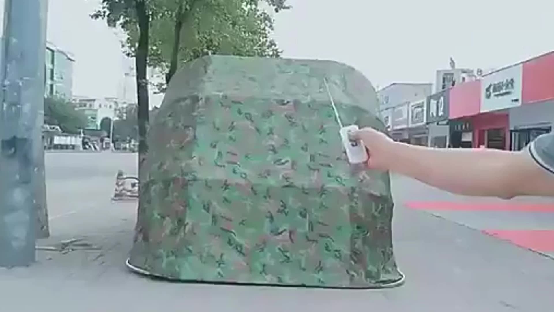 Retractable Parking Shed Awning Fully Automatic Mobile Folding Garage ...