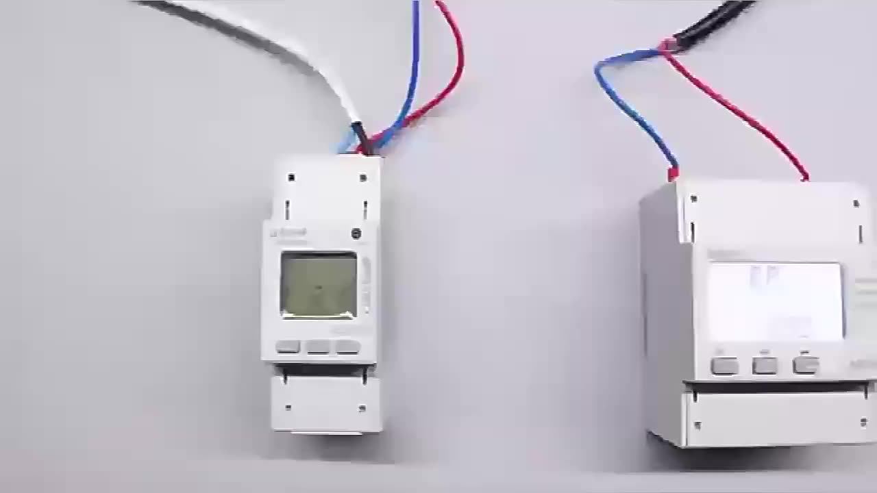 Adl200n Single Phase Din Rail Kwh Meter Rs485 Modbus-rtu 230v U I P Q S ...