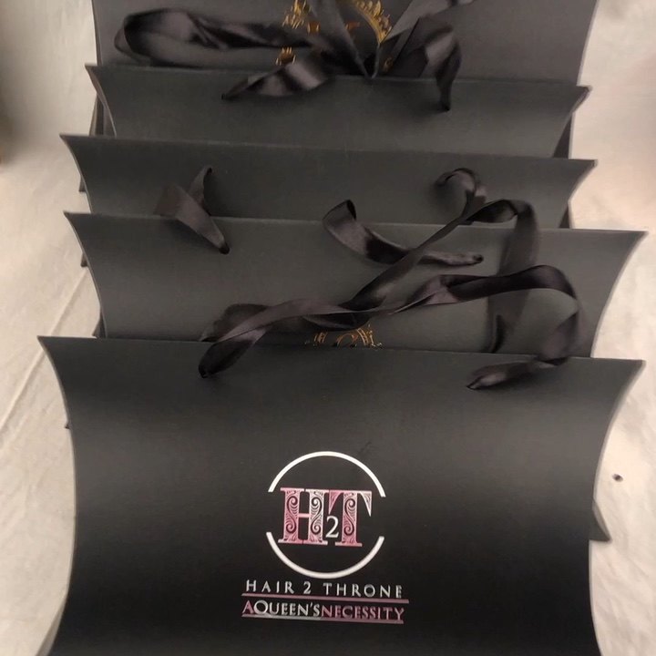 Custom Luxury Women Human Virgin Hair Extensions Bundles Paper ...