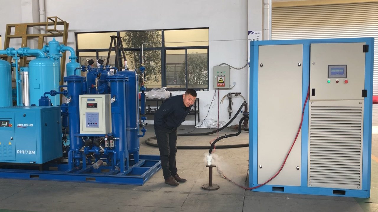 Skid Mounted Nitrogen Liquefier High Efficiency Nitrogen Liquefier ...