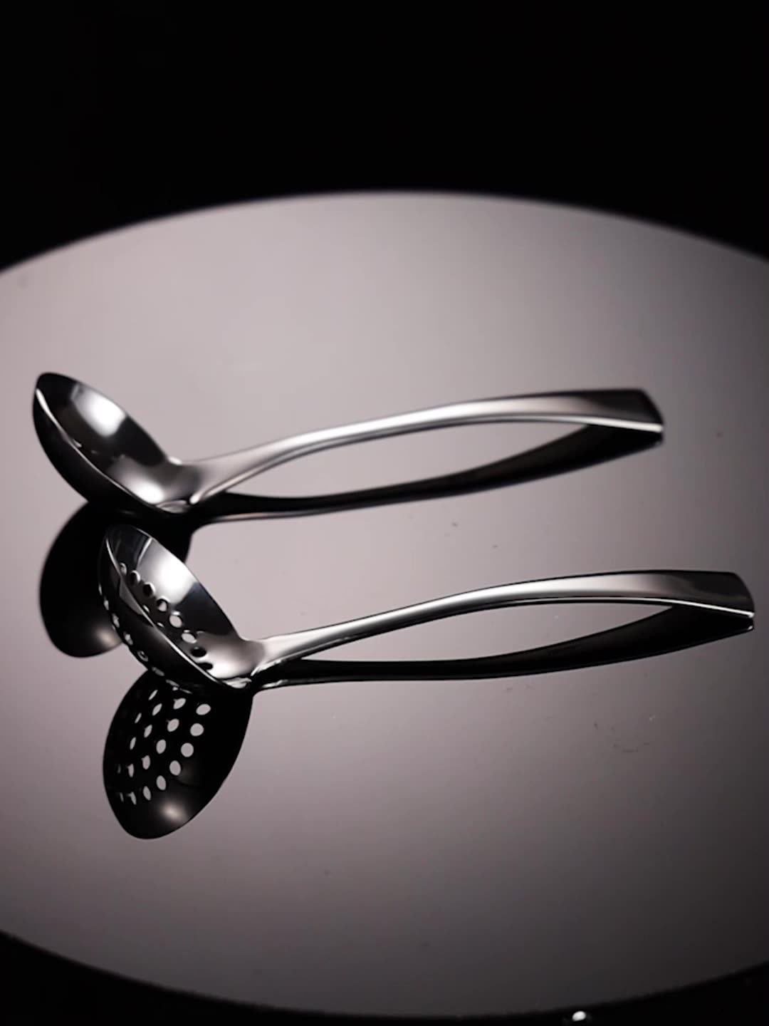 Sus 304 Stainless Steel Soup Spoon Long Handle Soup Ladle Household ...