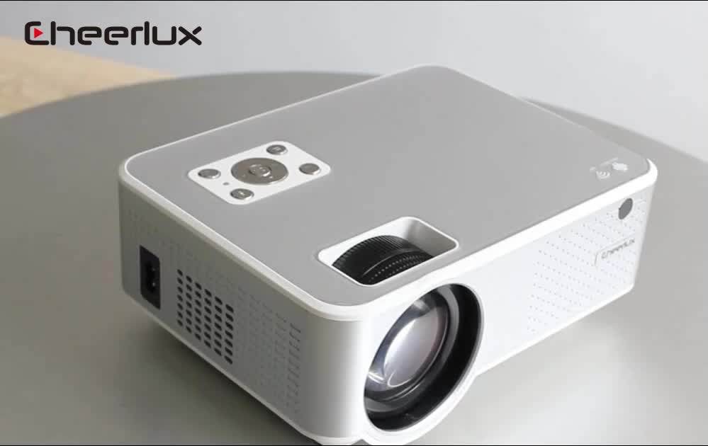 Cheerlux Hd Home Theatre Projector With Android System Phone Wireless ...