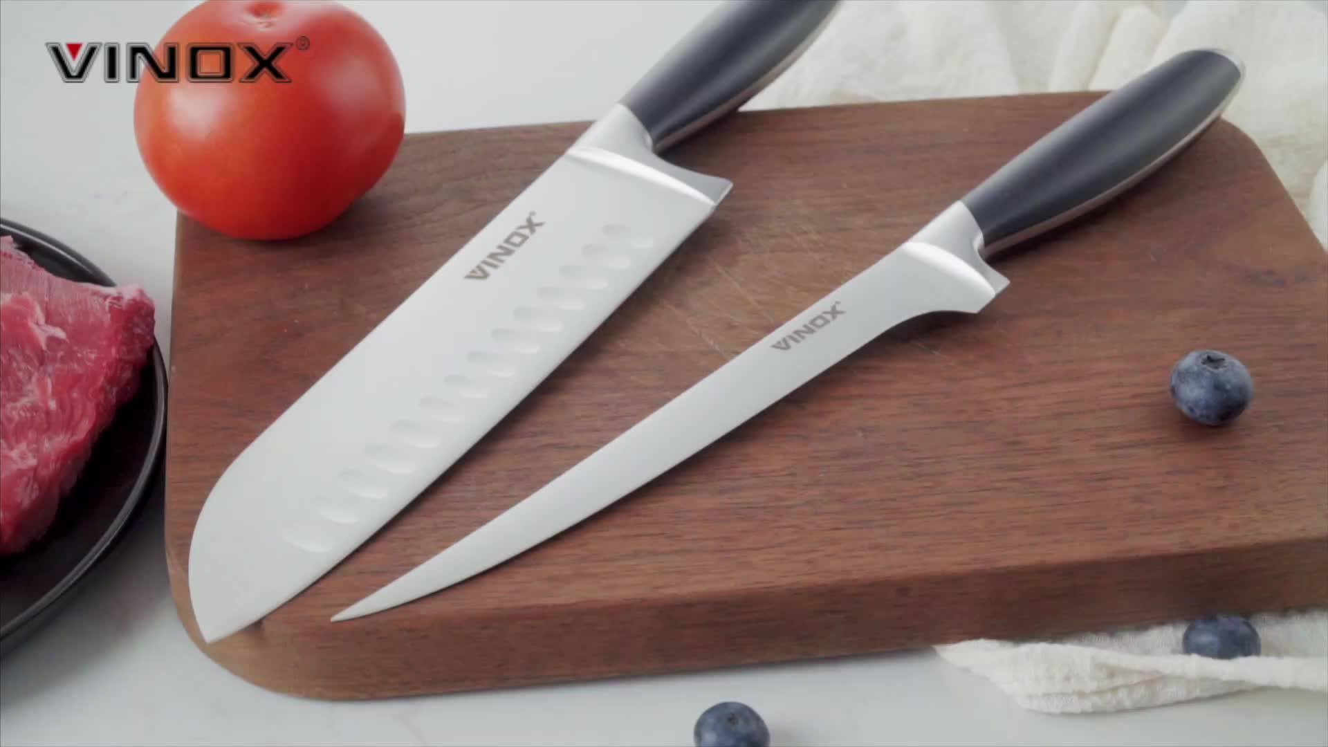 Hight Quality 10 Inch Stainless Steel Blade Cutlery Ham Slicer Knife ...