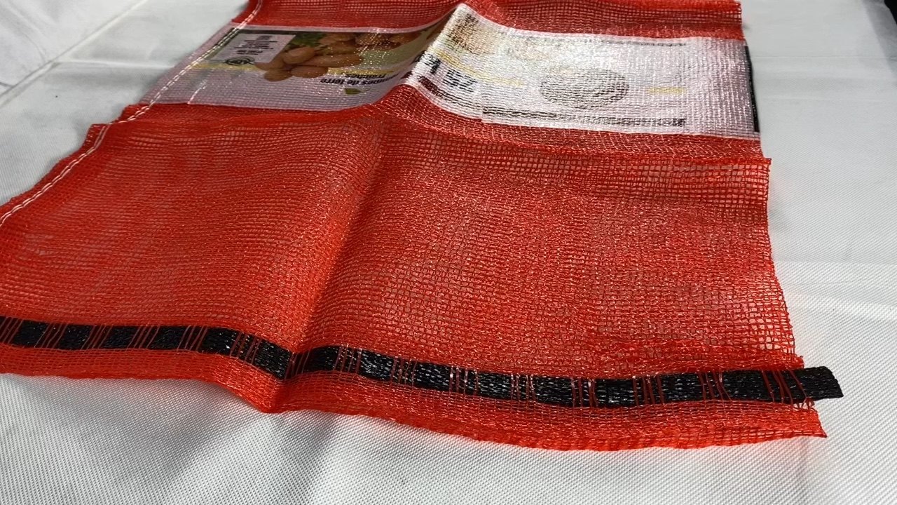 Pp Plastic Potato Onion Garlic Packing Sack Seafood Crayfish Leno Mesh ...