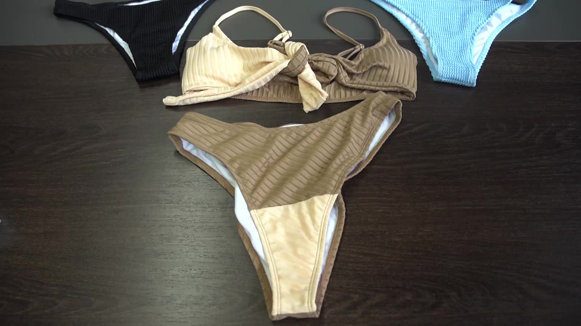 Pasuxi 2022 Hollow Sexy Swimwear Women Bandage Padded Push Up Swimwear