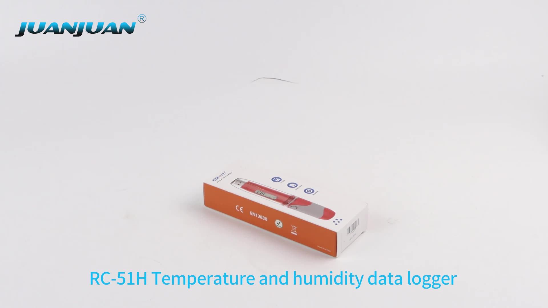 High Precision Rc-51h 32000 Data Capacity Portable Temperature/humidity ...