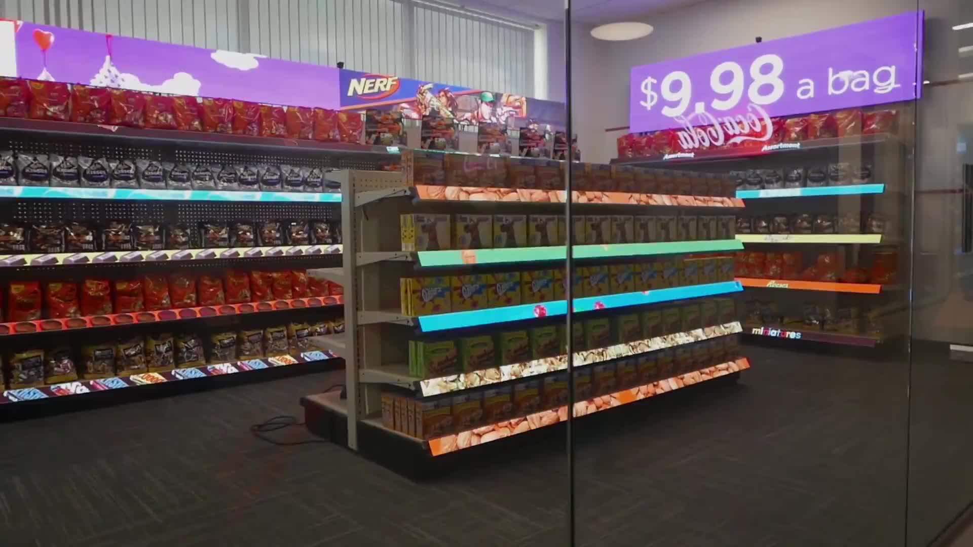 Easy Control Retail Cob P1.25 Indoor Smart Goods Led Shelf Display ...