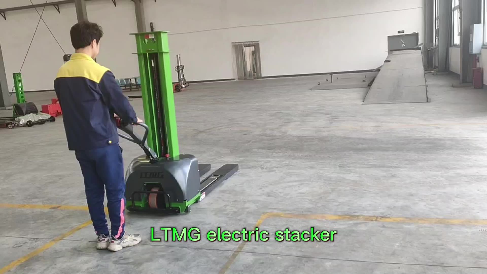 Ltmg Lithium Battery Forklift Stacker Portable Fully Electric 500kg ...