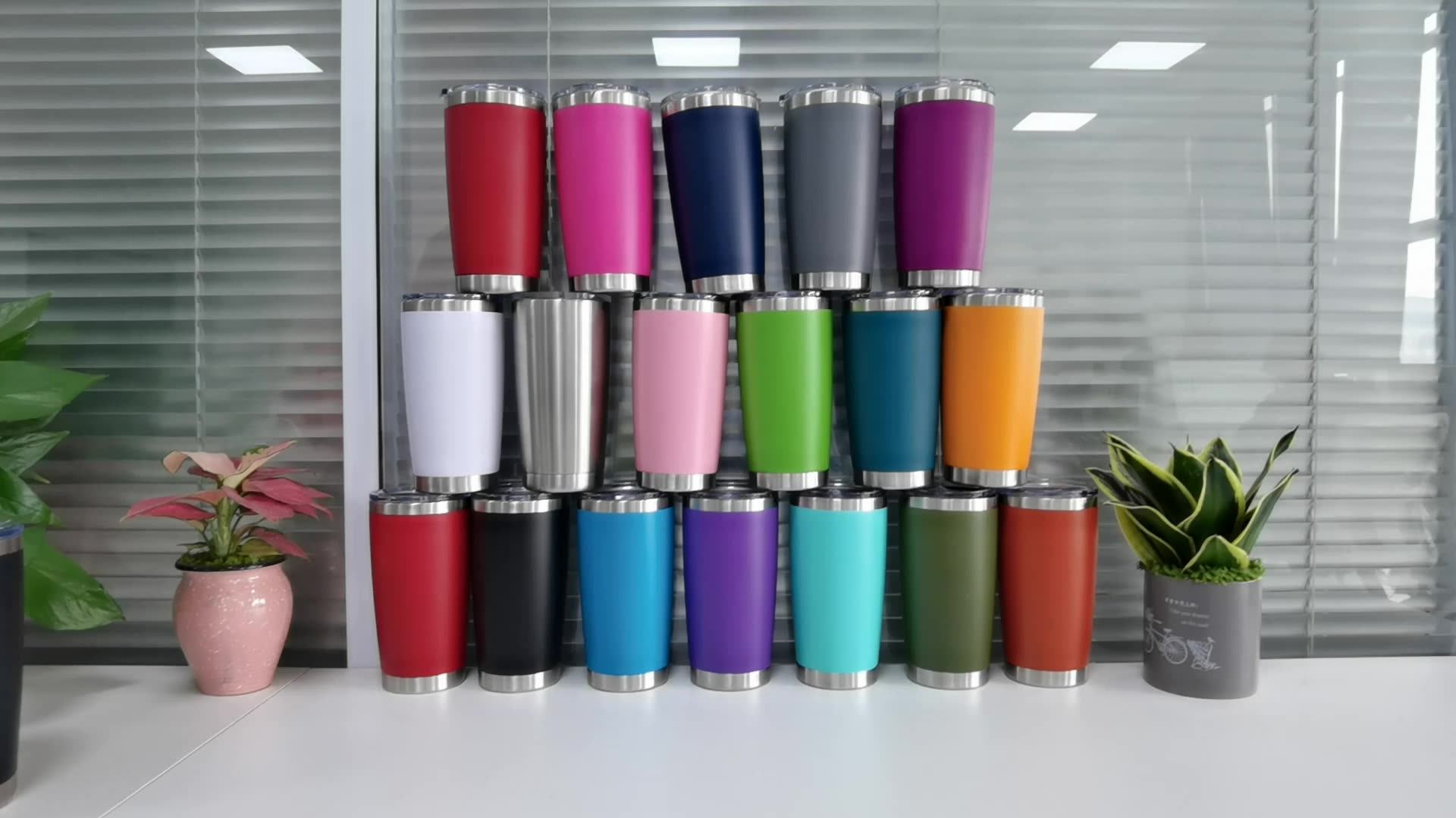Wholesale Custom Reusable Stainless Steel Insulated Vacuum Cup Double ...