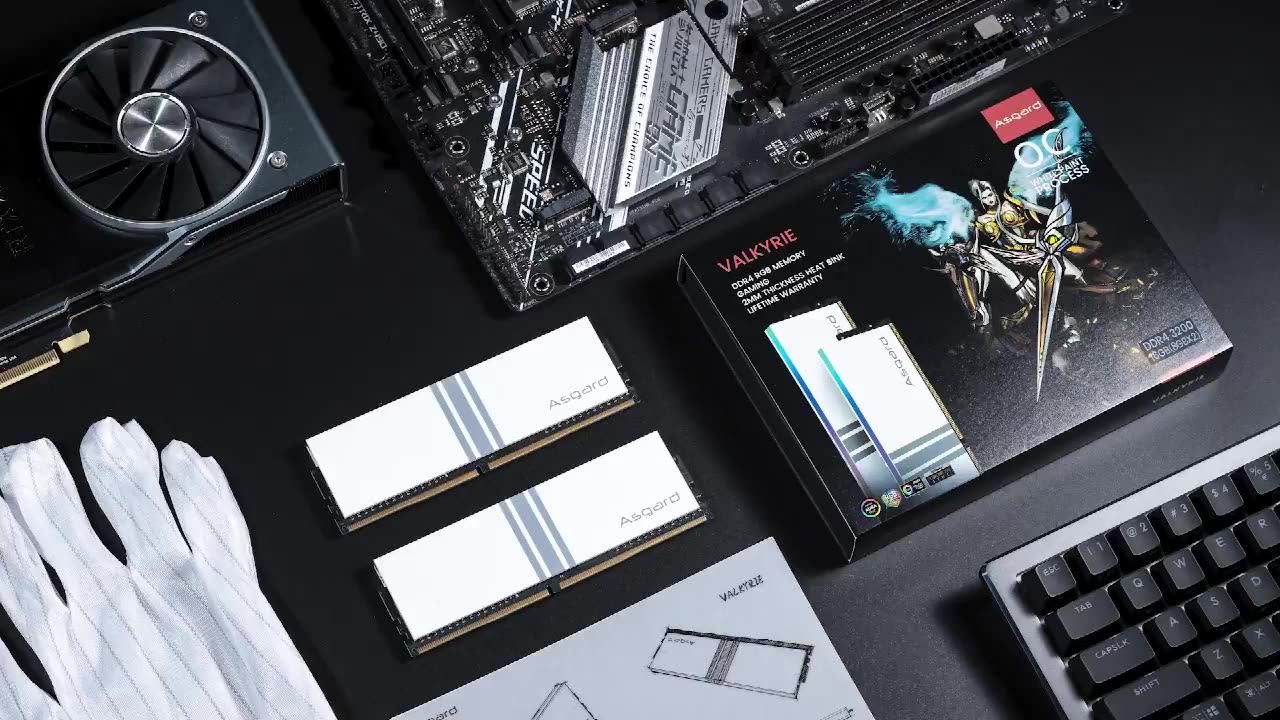 Asgard Valkyrie Ram Rgb 16gb (8gx2) Memory Ddr4 3200mhz X.m.p For ...