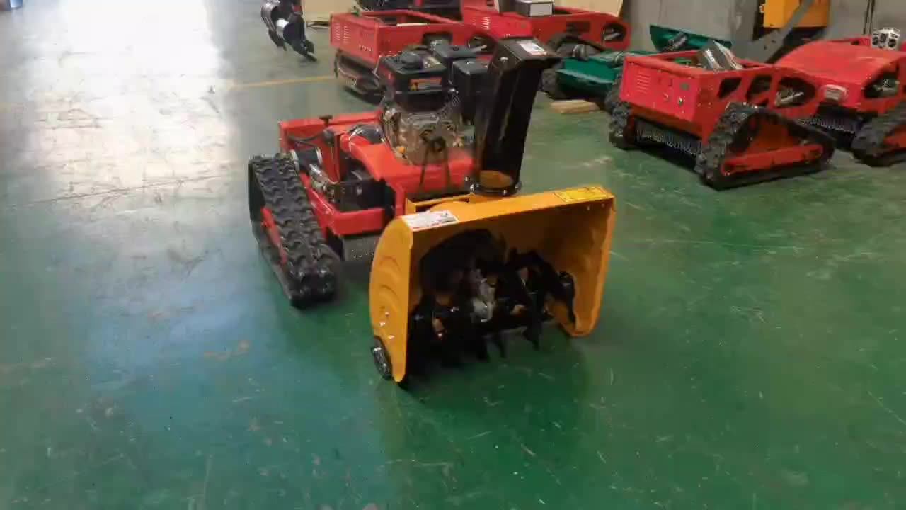 7.5hp Winter Using Snow Sweeping High Quality Heavy Duty Remote ...