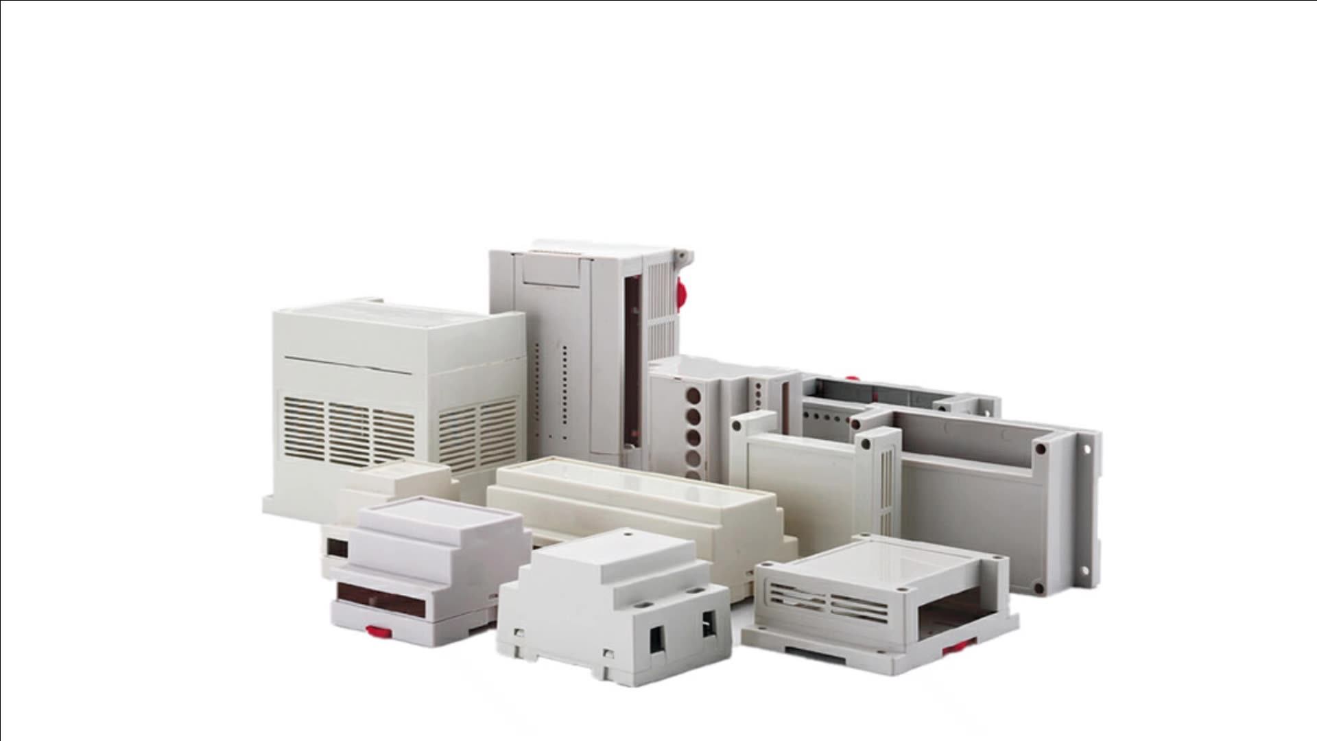 Custom Din-rail Terminal Blocks Case Mount Abs Pcb Industrial Box ...