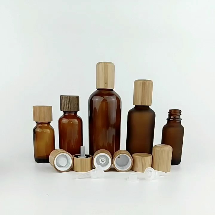 Bamboo Wooden Screw Cap 18mm Essential Oil Bottle Cap 18/410 Bamboo Cap ...