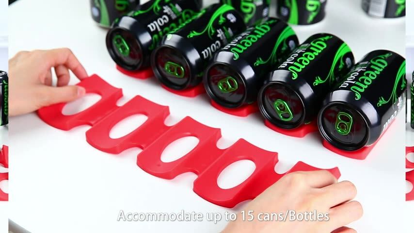 Silicone Fridge Can Stacker Beer Bottle Holder - Buy Beer Bottle Holder ...