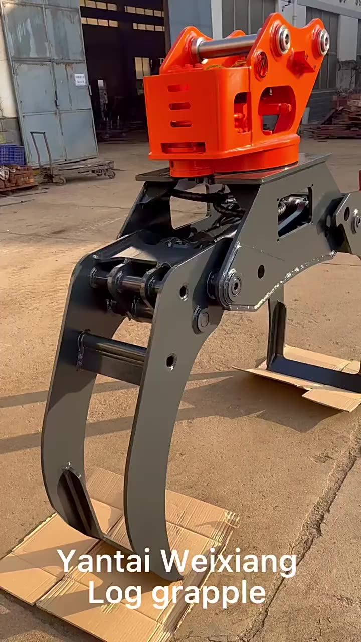 Hot Sale Hydraulic Rotator Log Grapple For Wood Timber Forestry Grab 1 ...