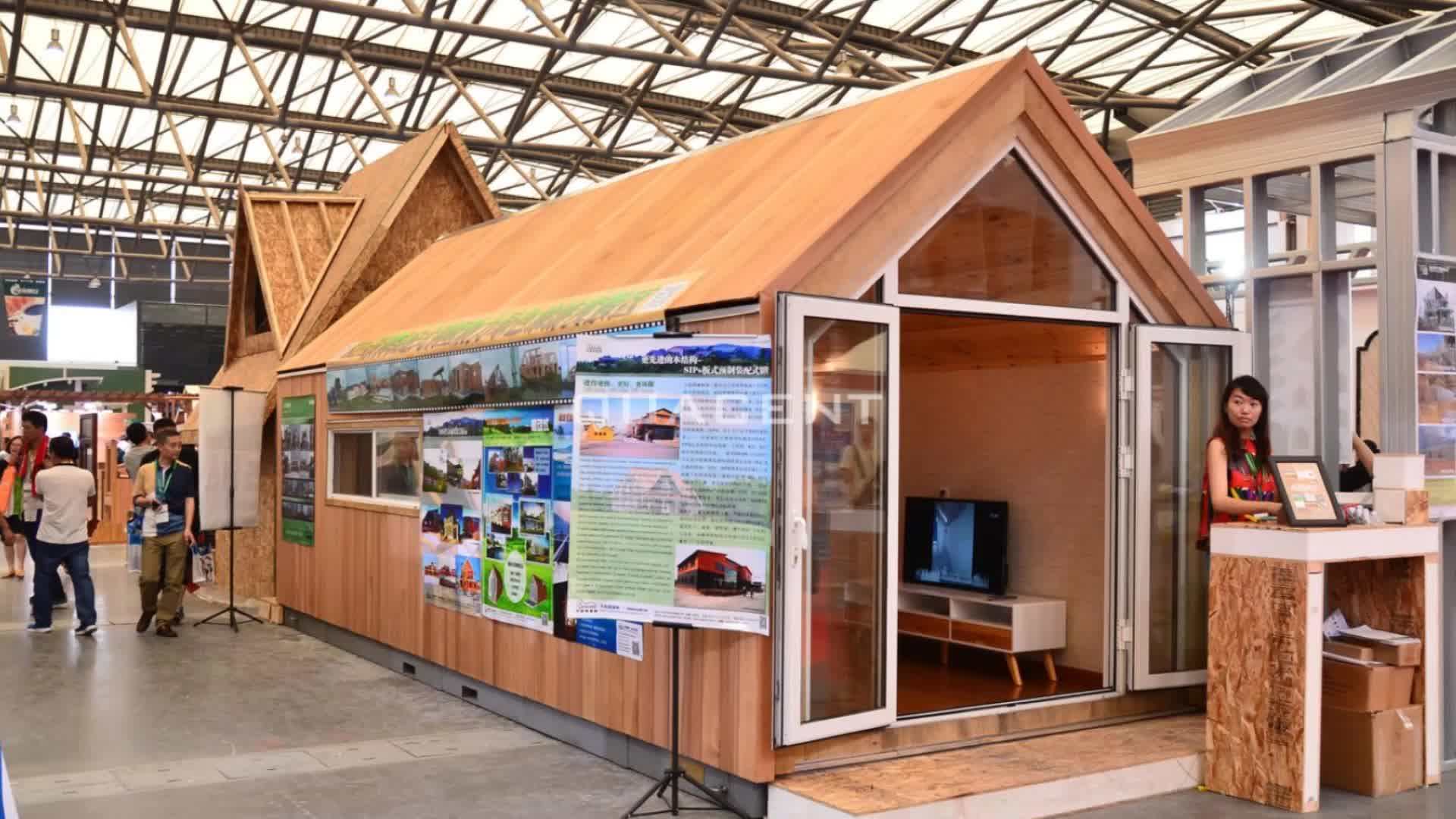 Modern Wooden Frame Building Smart Home Modular House Kit Homes Cabin ...