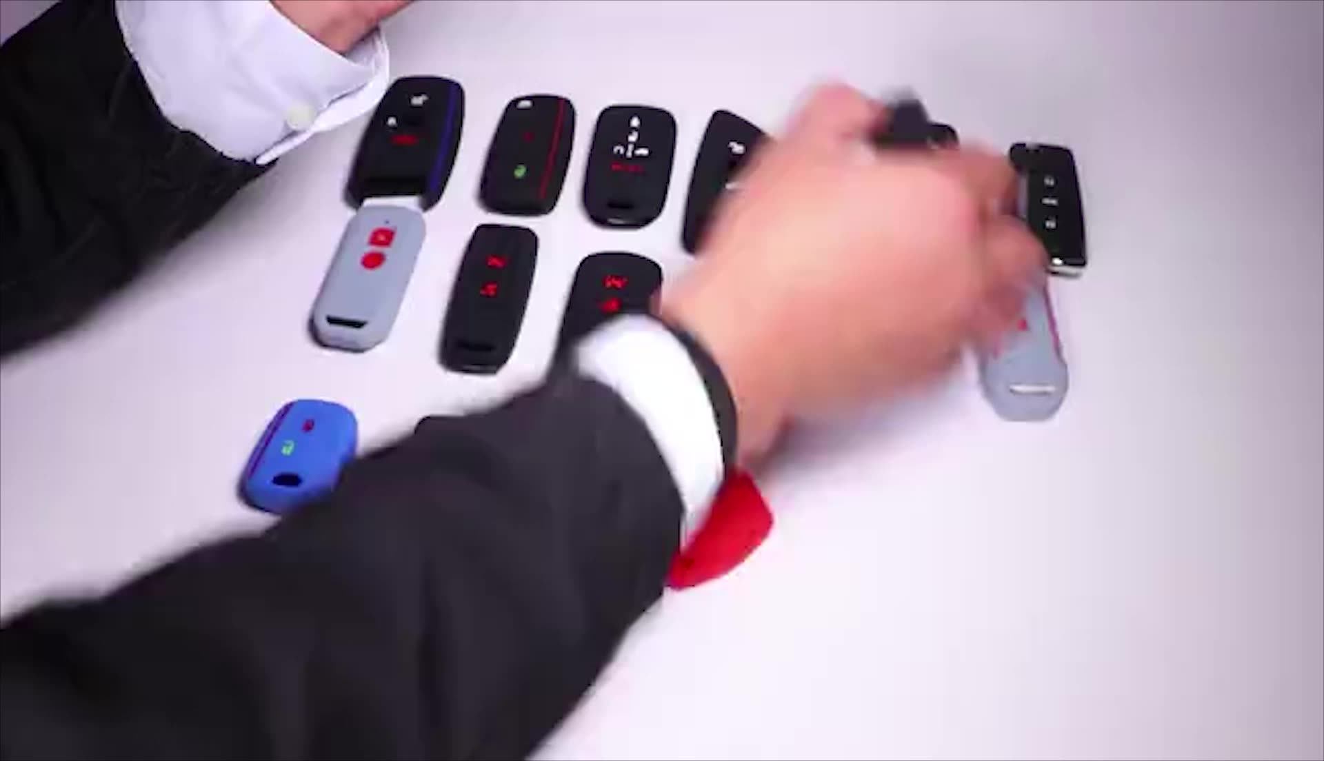 Silicone Rubber Car Key Fob Case Cover Holder For Toyota Corolla Yaris ...