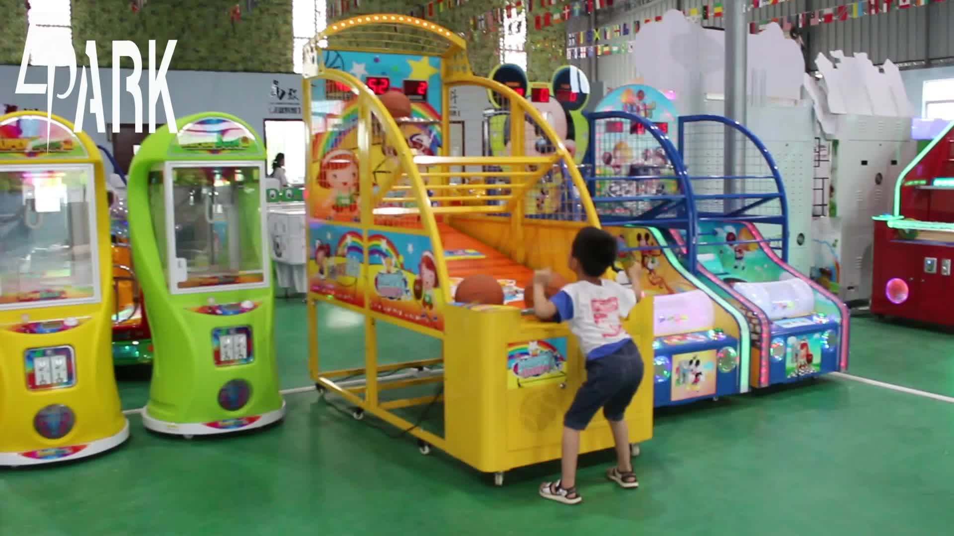 Kids Coin Operated Basketball Game Machine For Children Arcade ...