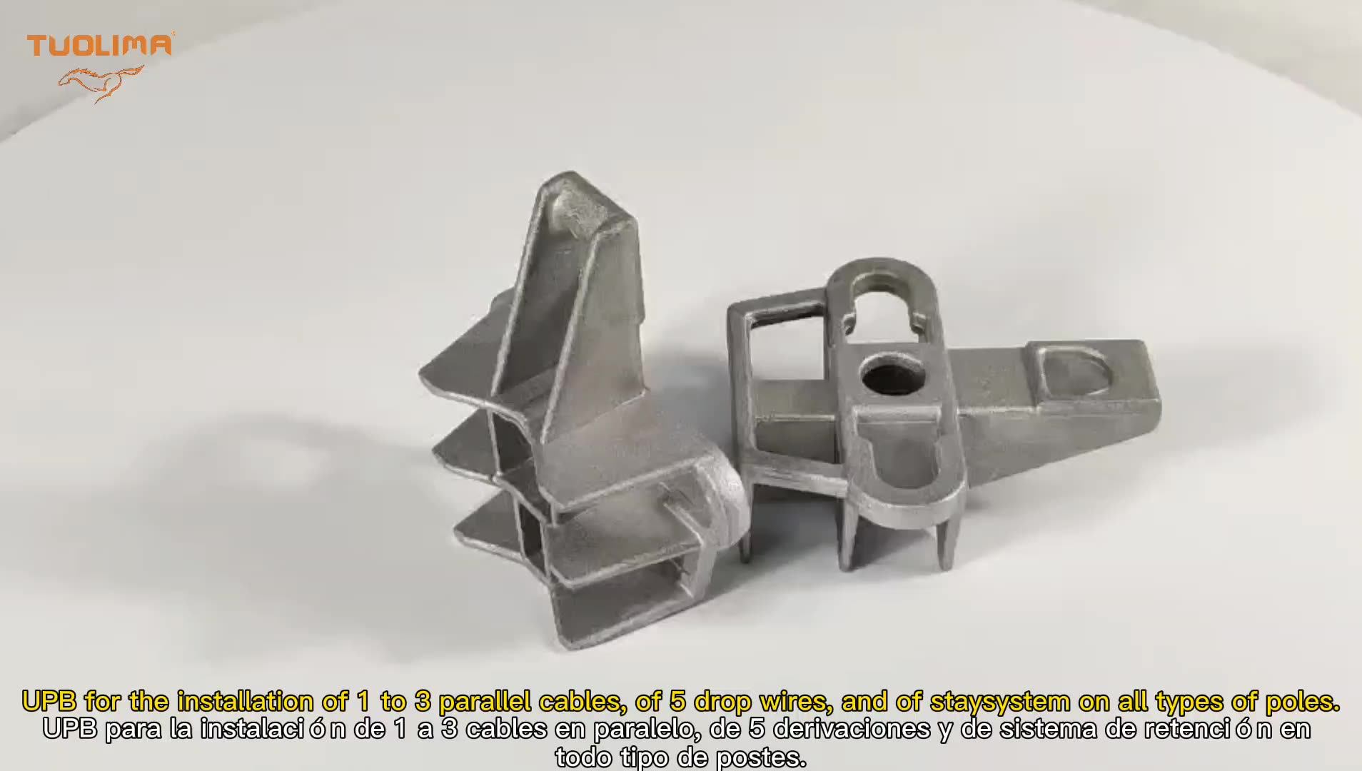 Adss Upb Cable Anchoring Clamp Pole Bracket Herrajes De Ftth - Buy Herrajes De Ftth,Cable ...