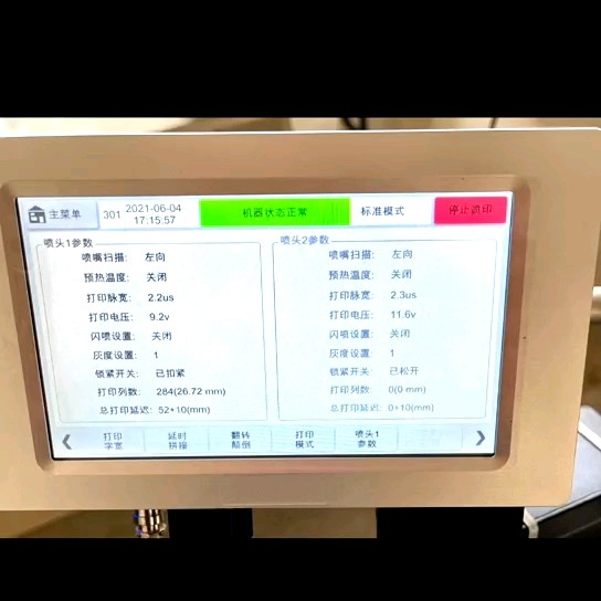 High Speed Online Production Date Expiry Date Printing Machine ...