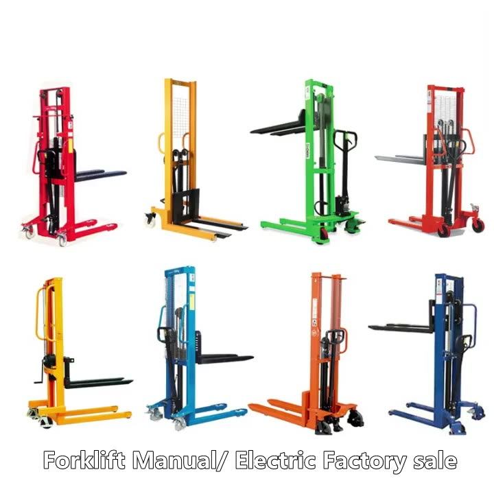 1.6m 2m 3 Mtr Manual Transpallet Hydraulic Self Lift Stacker Customise ...