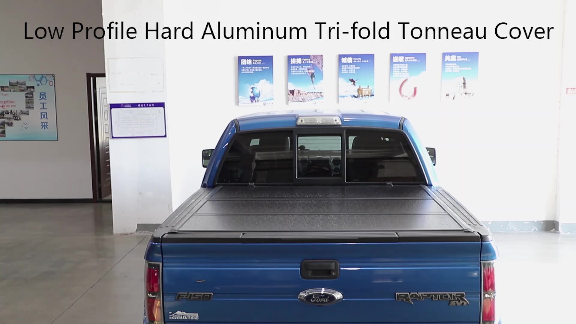 Custom Truck Bed Aluminum Low Profile Tonneau Cover For Ford F150 Chevy ...