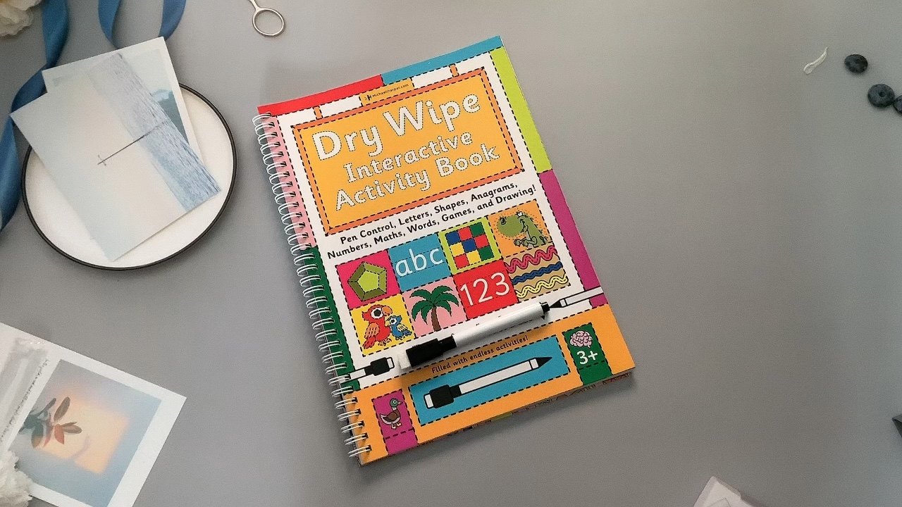 Professional Educational Spiral Wipe And Clean Book For Child Fancy ...