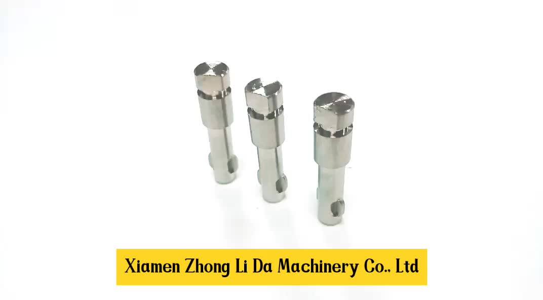 Custom Cnc Machining Metric Machine Screws Precision Shoulder Knurled ...