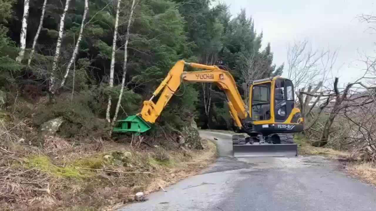 Excavator Tree Cutter Shear Used Tree Shear For Excavator - Buy Used ...