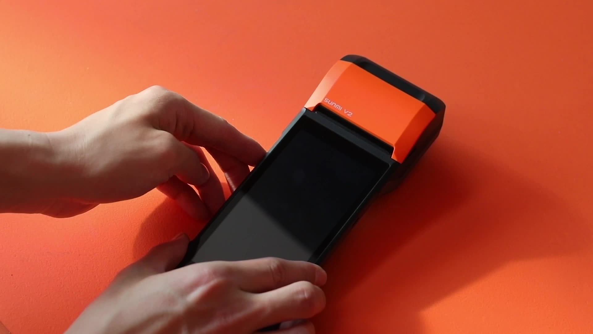 Android Pos Sunmi V2 Android Billing Pos Terminal 2g Ram +16 G Rom ...