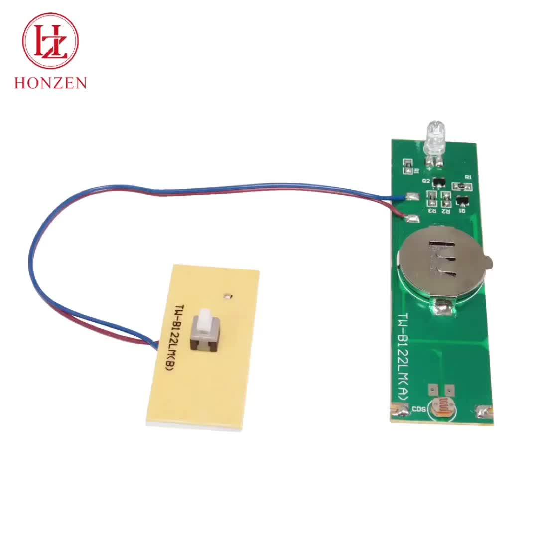 5mm Bright Red Led Flasher Module With Button Battery Power - Buy Led ...