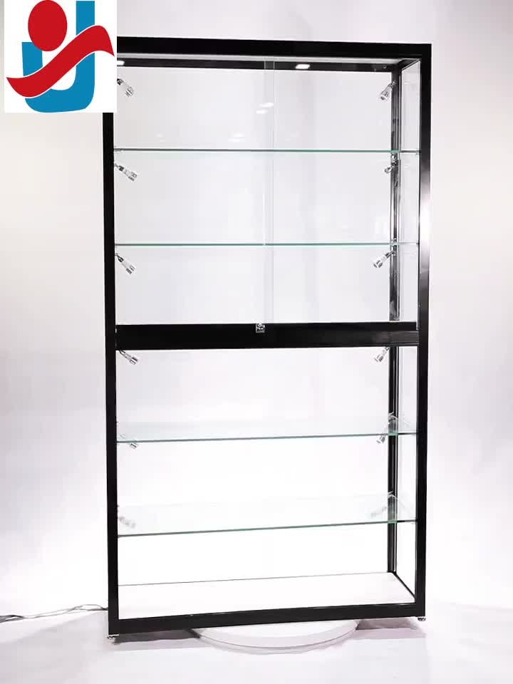 Modern Jewelry Aluminum Glass Display Showcase/lockable Glass Vitrine ...