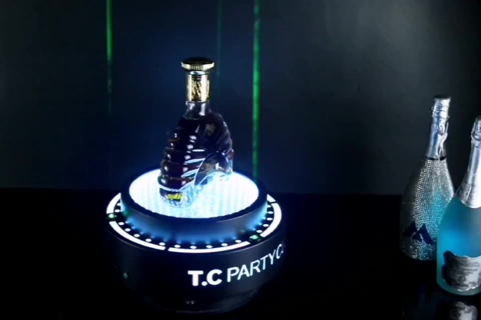 Rechargeable Plastic Acrylic Night Club Bar Lighted Liquor Beer Wine ...