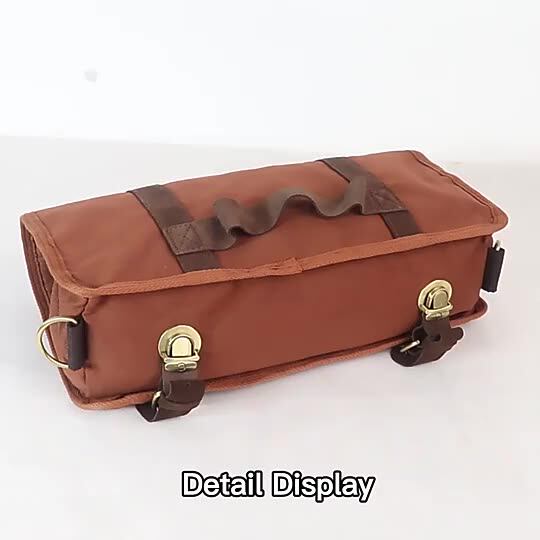 Custom High Quality Water Resistant Waxed Canvas Travel Portable ...