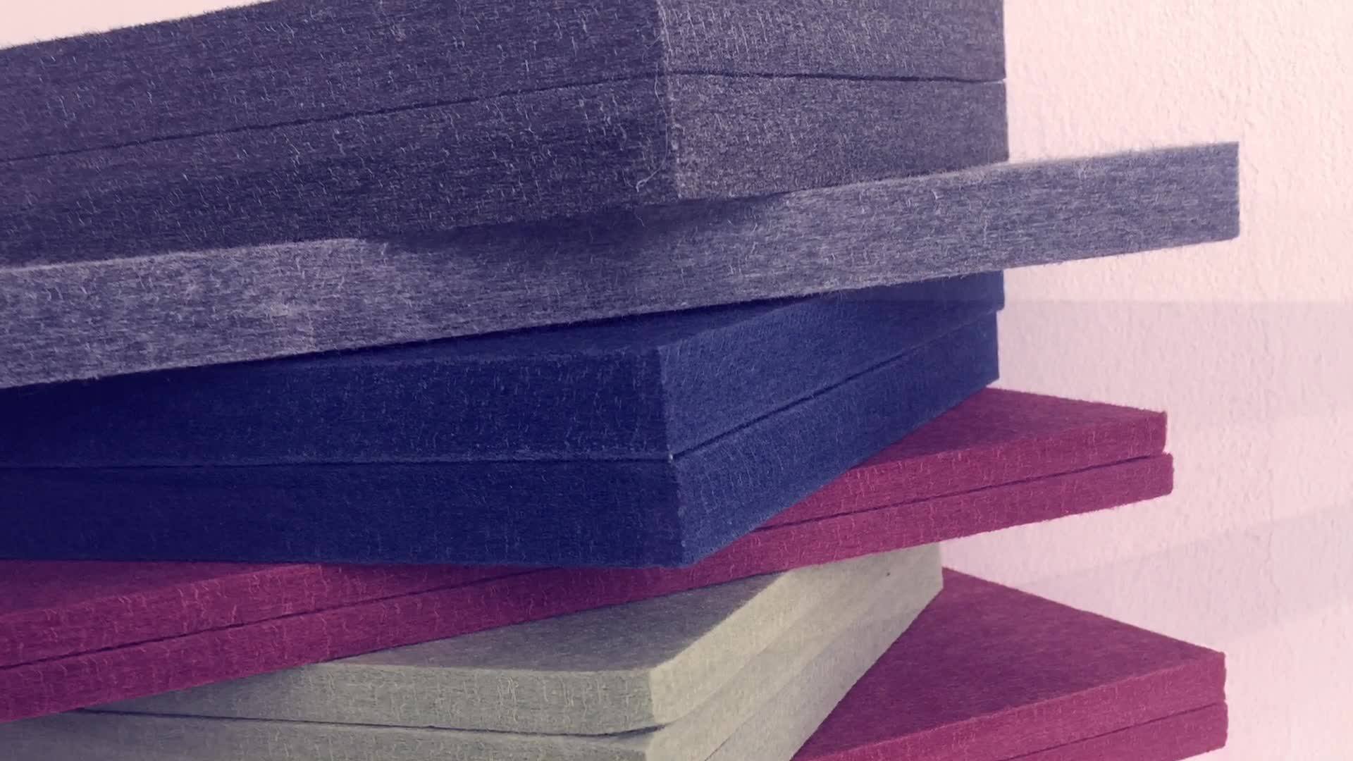 Theater Acoustic Materials Polyester Acoustic Fiber Panel Sound ...