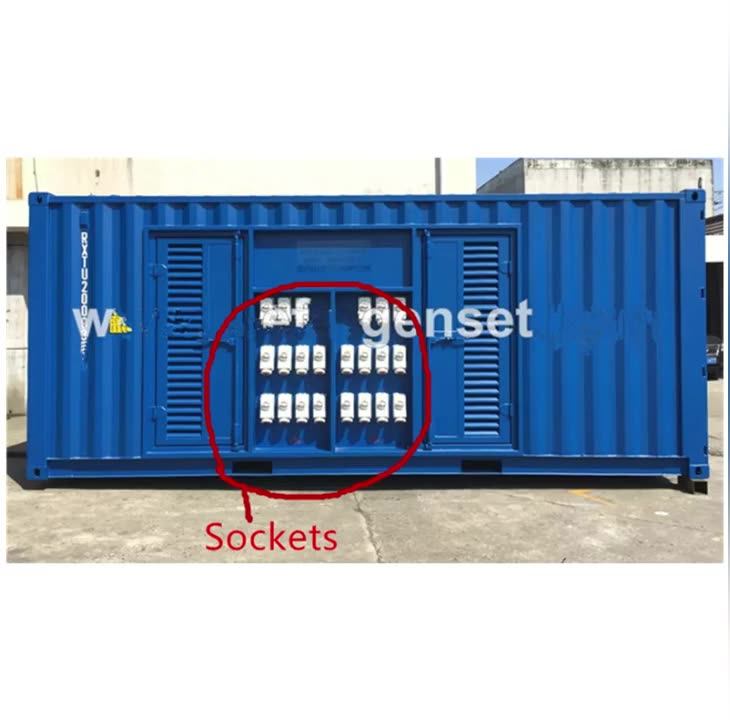 Offshore Terminal Iso Refrigerated Reefer Container Genset 32 Ampere ...