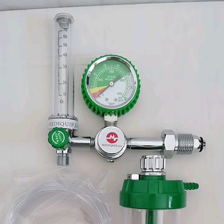 Bullnose Oxygen Breathing Regulator/inhaler With Humidification Bottle ...