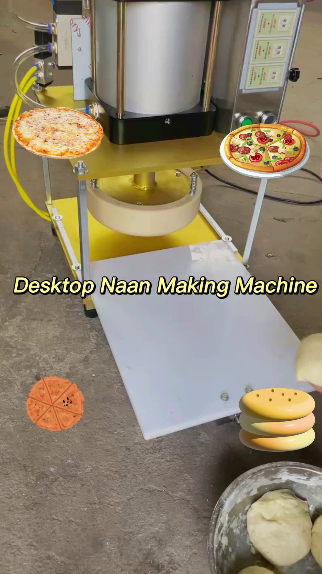 Chef's Favorite Roti Canai pita Bread Making Machine roti Machine ...