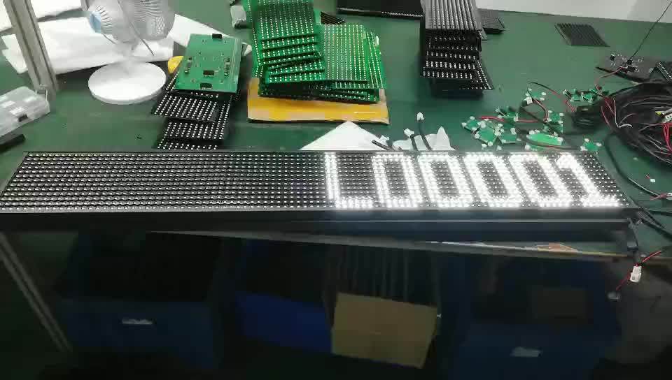 P10 Car Led Screen Bus Stop Led Display In Spanish Bus Route Led ...