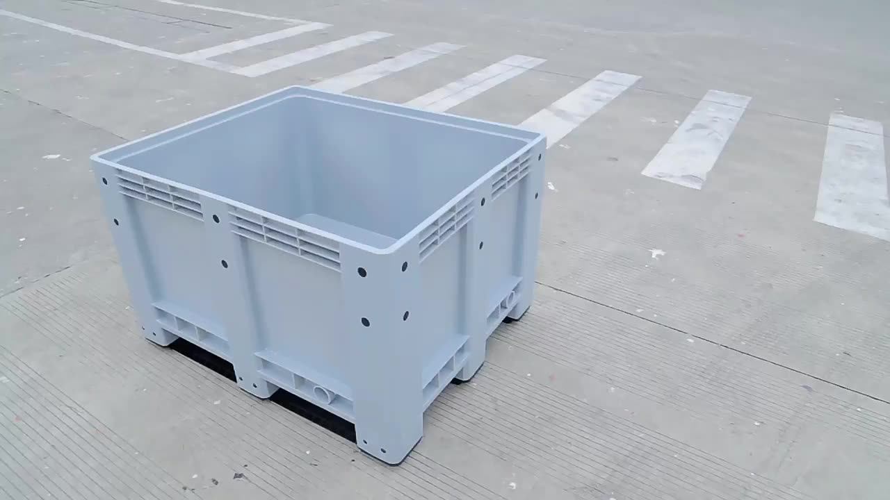Strong Carrying Capacity Large Plastic Pallet Foldable Bin Stackable ...