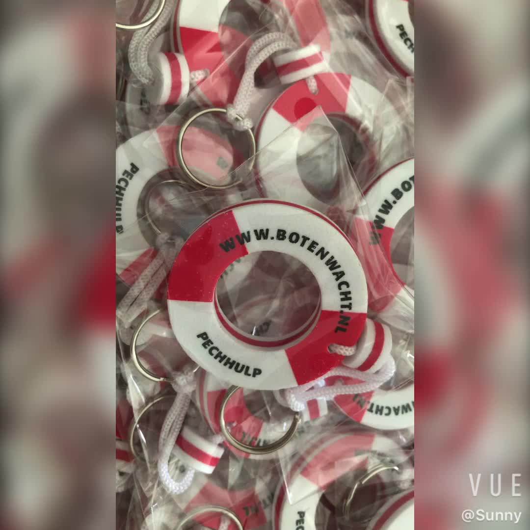 Life Buoy Shaped Eva Foam Floatable Key Chain - Buy Life Buoy Key Chain ...