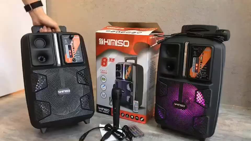 8 Inch Portable Style Active Speaker Led Wireless Amplifier Dj Speaker ...