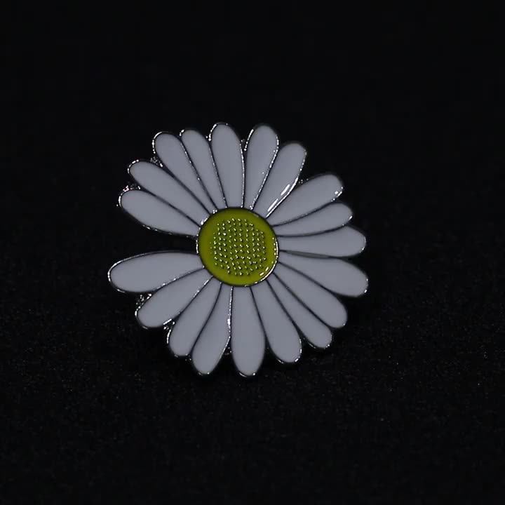 2020 New Design Custom Flower Enamel Metal Badge Art Craft Rose Gold ...