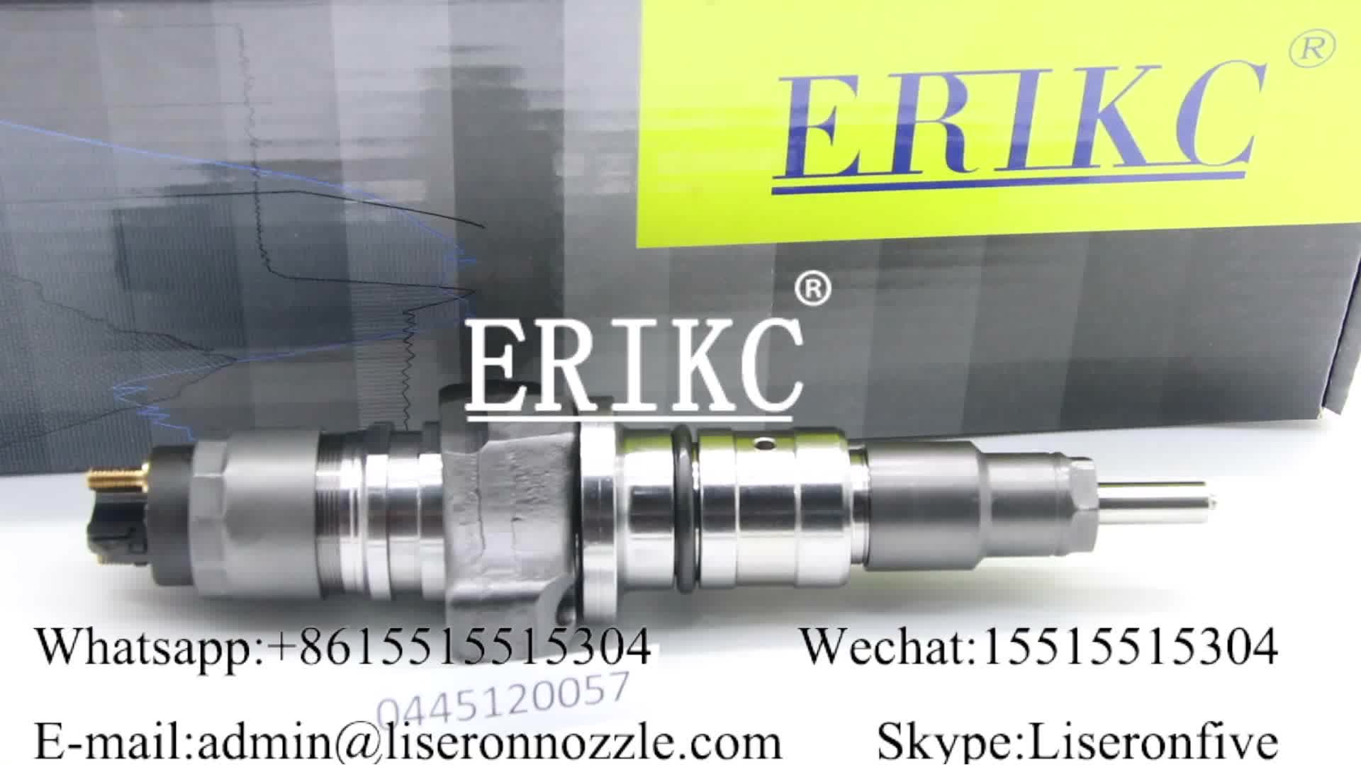 Erikc Auto Parts Diesel Engine Fuel Injector 0 445 120 057 New Original Common Rail Injector ...